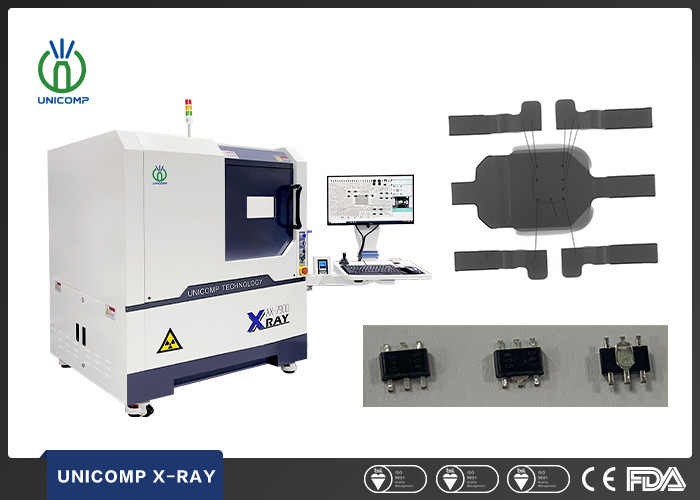 máquina de 2D Microfocus X Ray para la inspección del marco de la ventaja del semiconductor de ...
